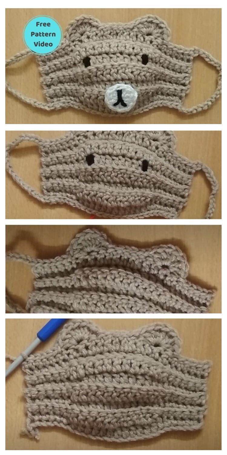 11 Free Face Mask Crochet Patterns For Kids - The Yarn Crew