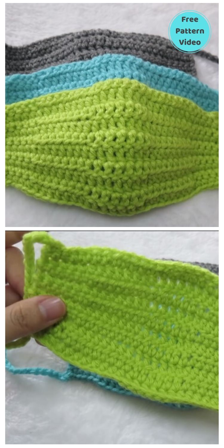 21 Free Face Mask Crochet Patterns For Adults - The Yarn Crew