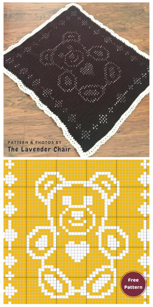 11 Free Super Cute Teddy Bear Blankets & Afghans - The Yarn Crew