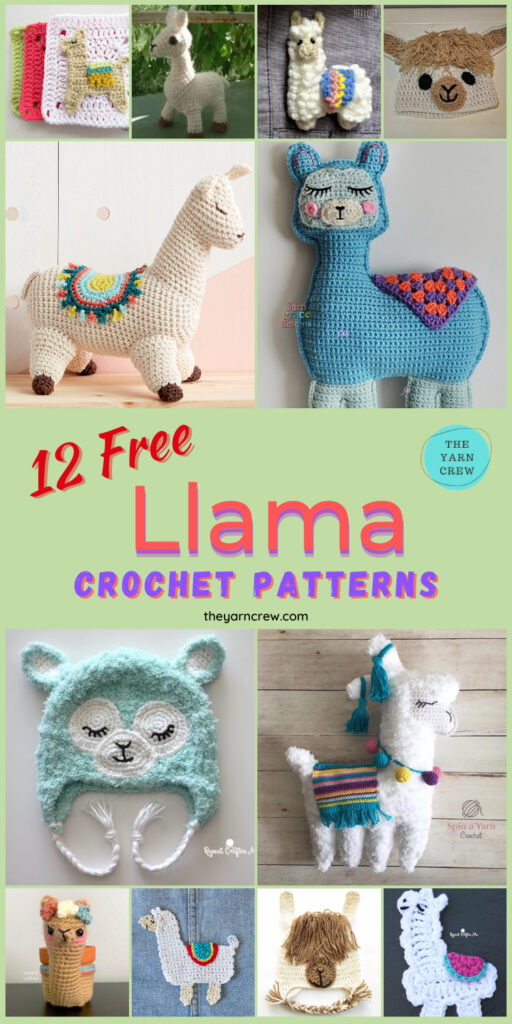 12 Free Llama Crochet Patterns - The Yarn Crew