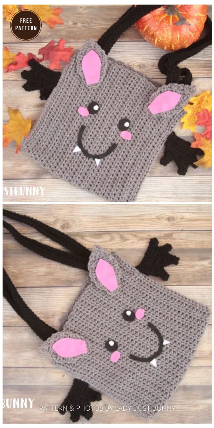 9 Free Trick Or Treat Bags Crochet Patterns - The Yarn Crew