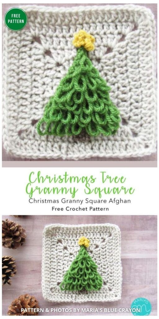 8 Free Granny Square Christmas Blankets & Afghans - The Yarn Crew