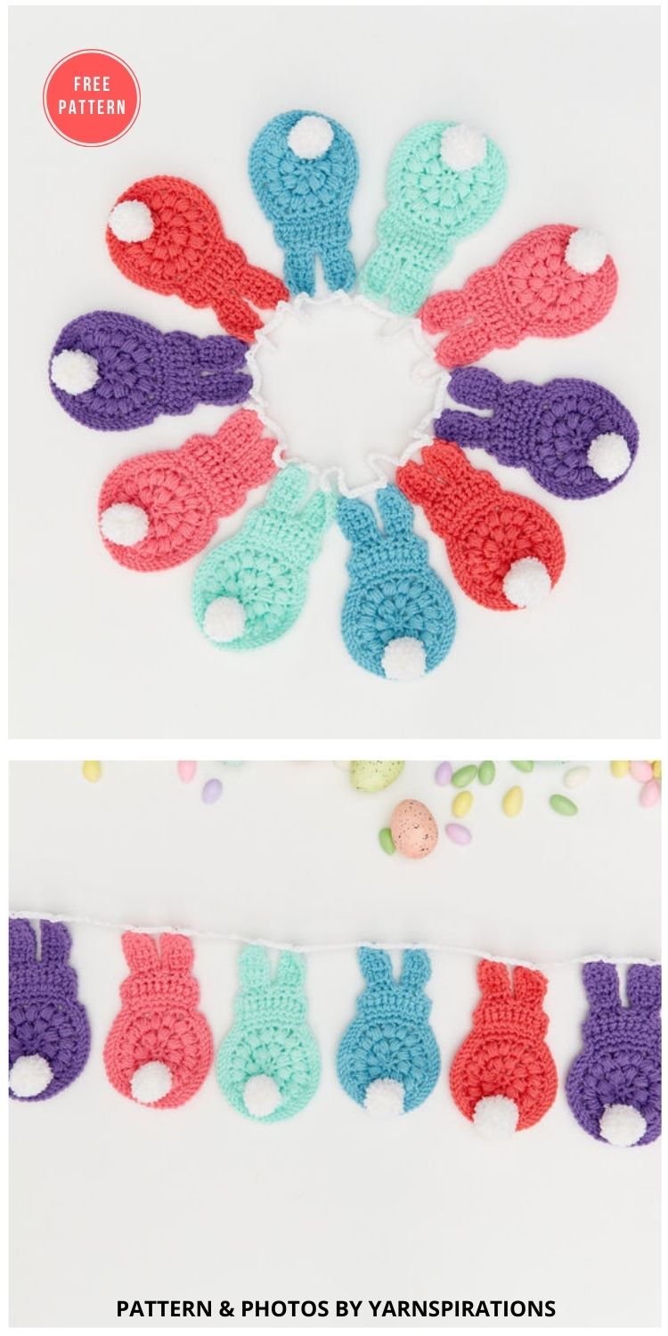 13 Free Easter Garland Crochet Patterns - The Yarn Crew