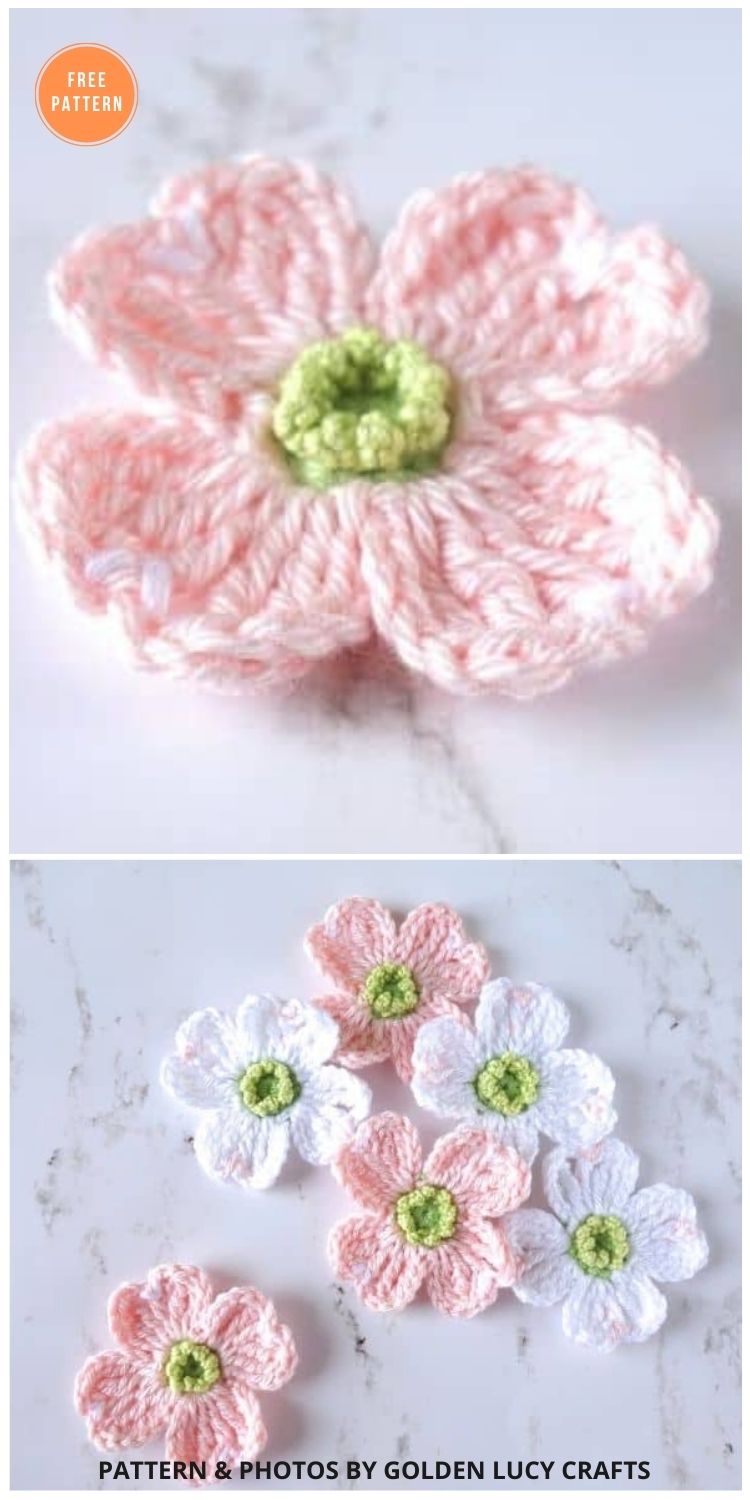 12 Beautiful Spring Flower Crochet Patterns - The Yarn Crew