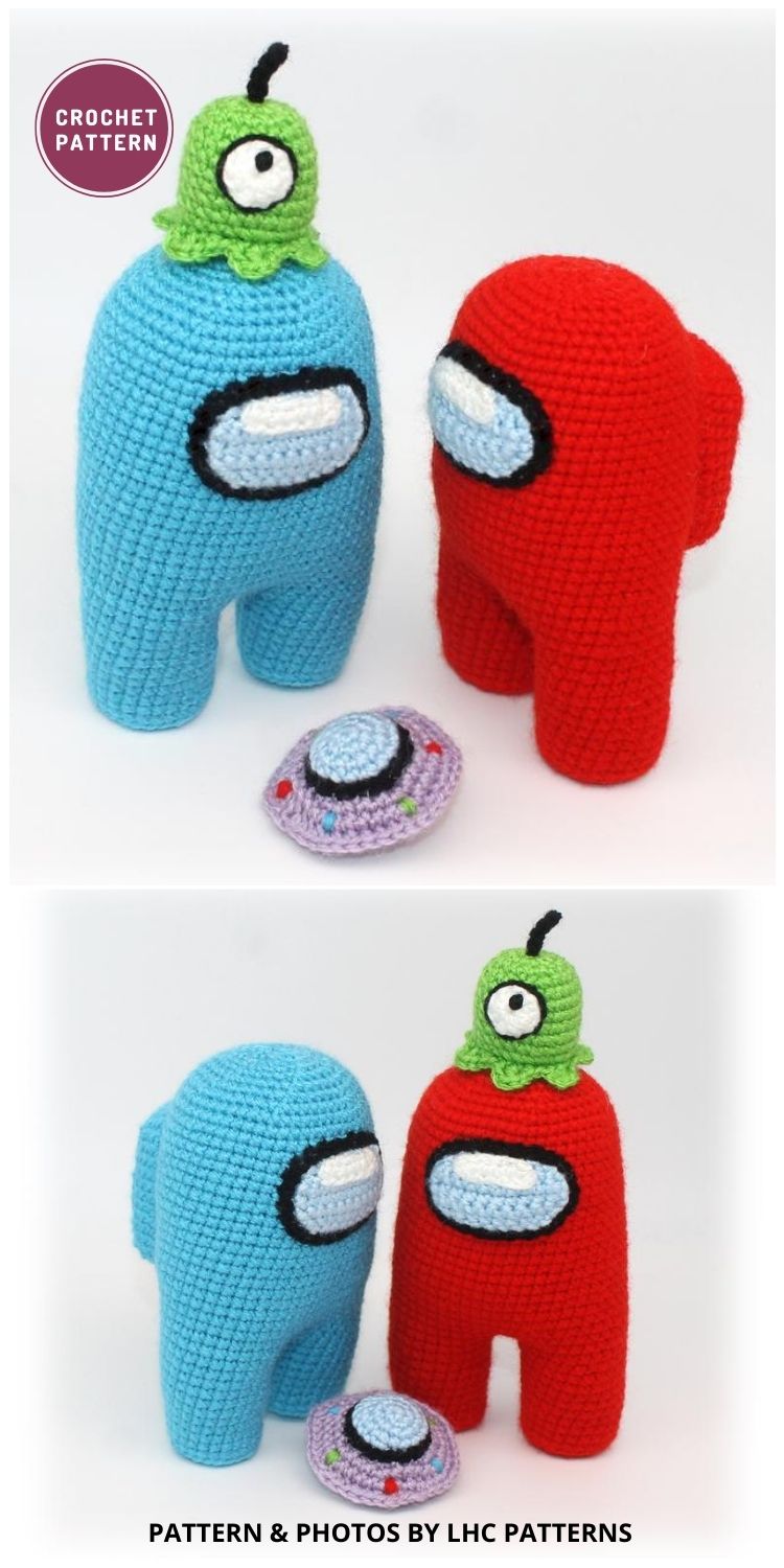 14 Awesome Among Us Crewmate Amigurumi Crochet Patterns - The Yarn Crew