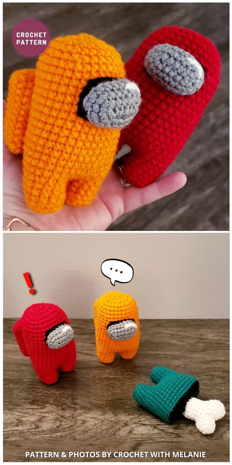 14 Awesome Among Us Crewmate Amigurumi Crochet Patterns - The Yarn Crew