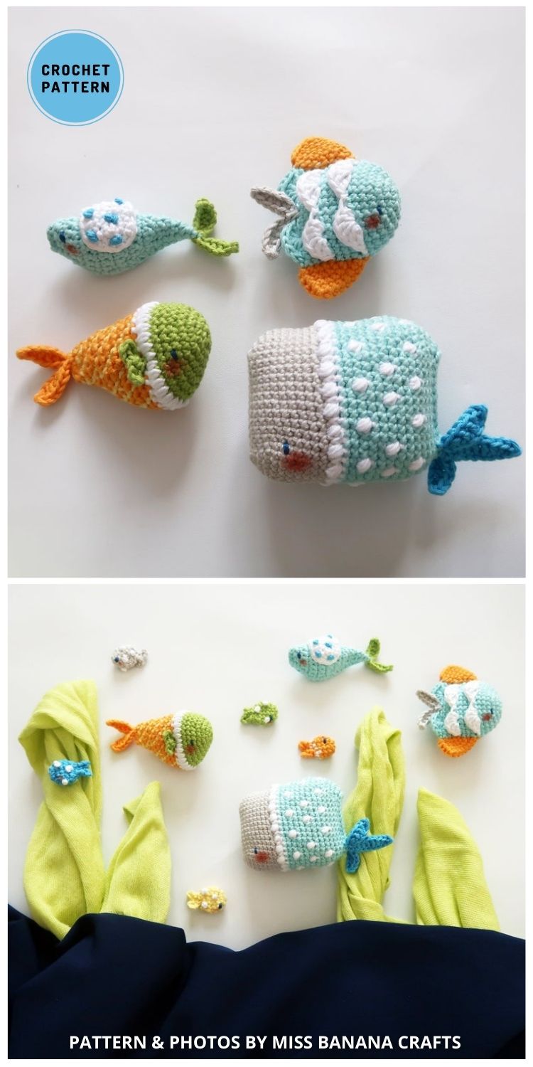 Top 4 Crochet Aquarium Ideas With Amigurumi Fish - The Yarn Crew