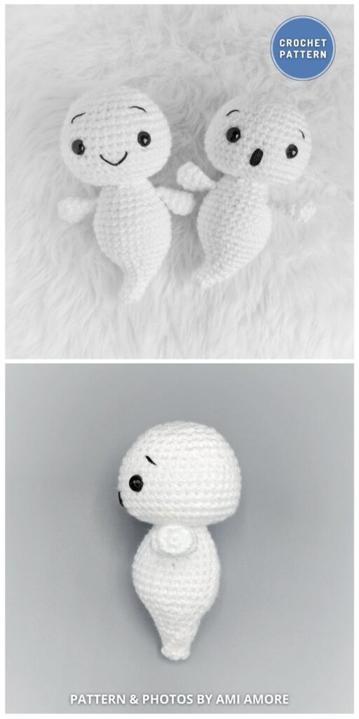 11 Cutest Crochet Amigurumi Ghost Patterns For Halloween - The Yarn Crew