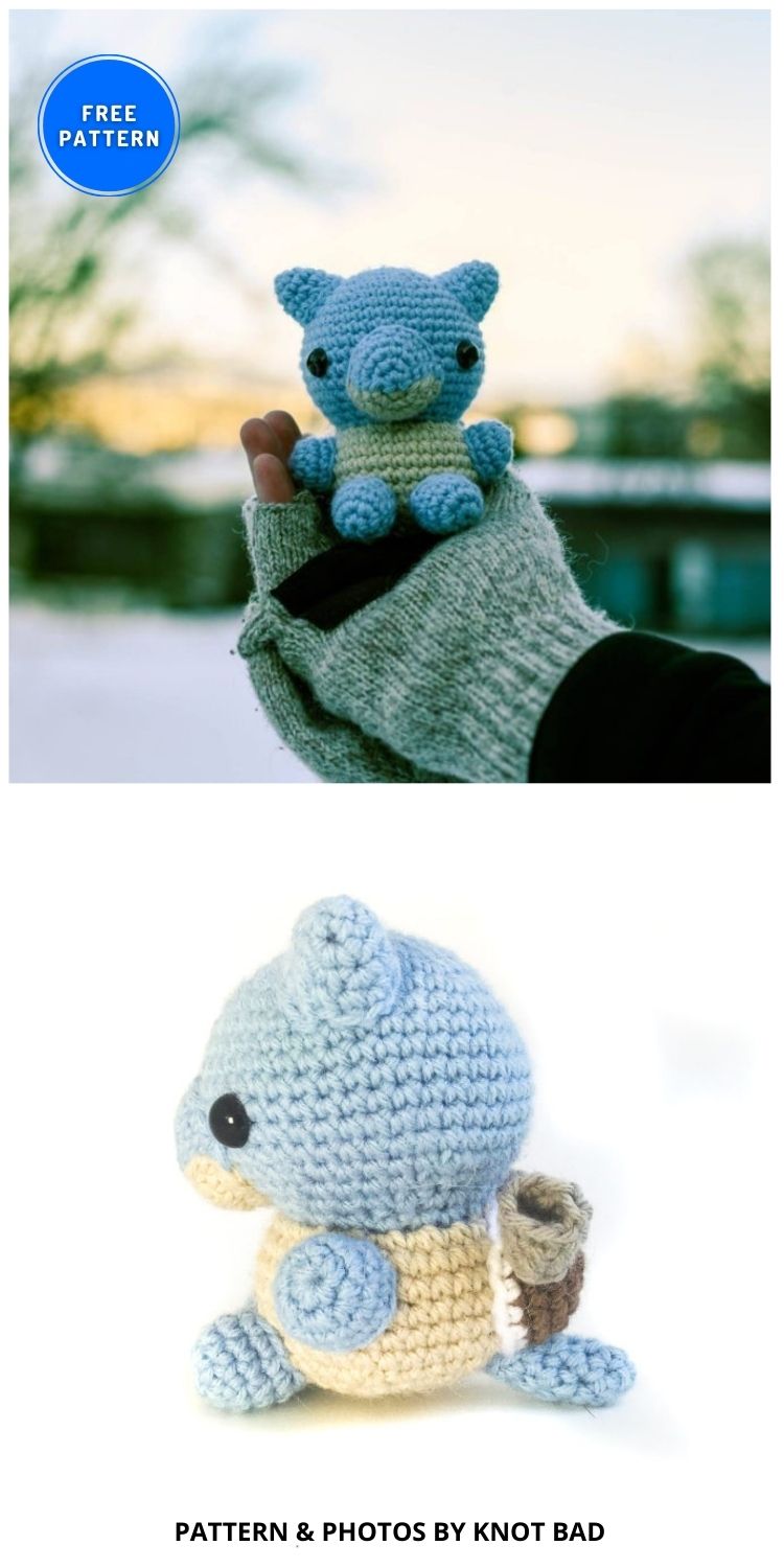 12 Most Popular Water Pokemon Crochet Patterns - The Yarn Crew