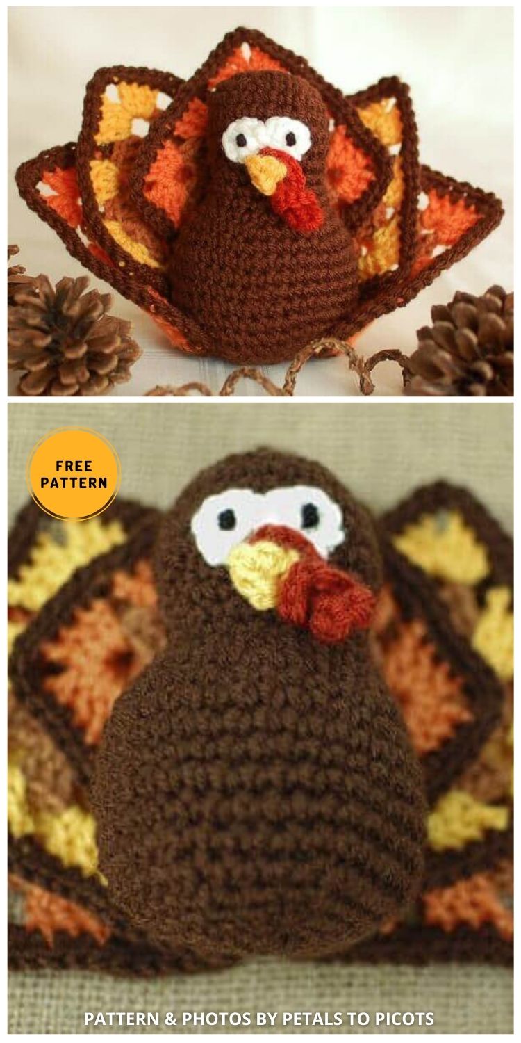 9 Crochet Amigurumi Turkey Patterns For Thanksgiving - The Yarn Crew