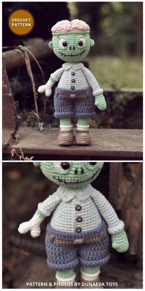 7 Spooky Crochet Zombie Patterns For Halloween - The Yarn Crew
