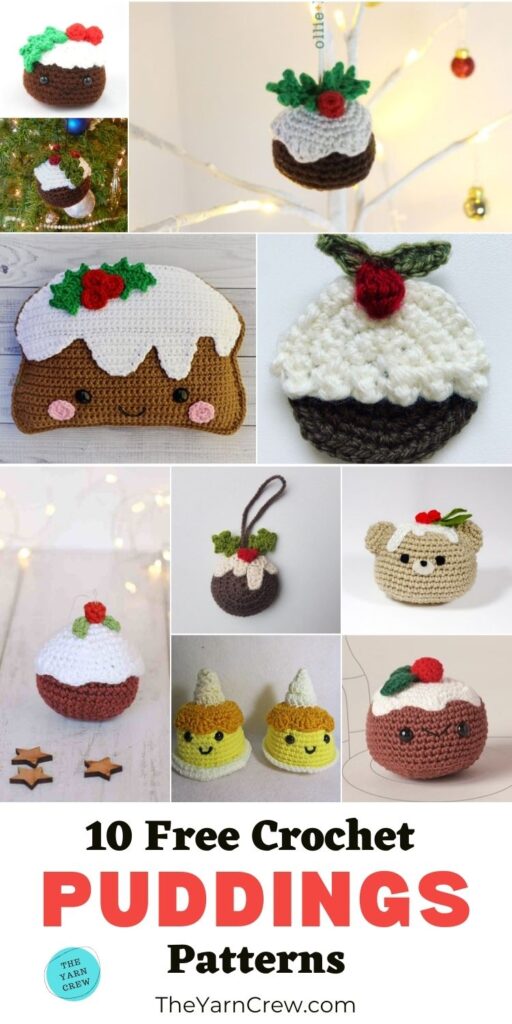 10 Free Crochet Pudding Patterns For Christmas - The Yarn Crew