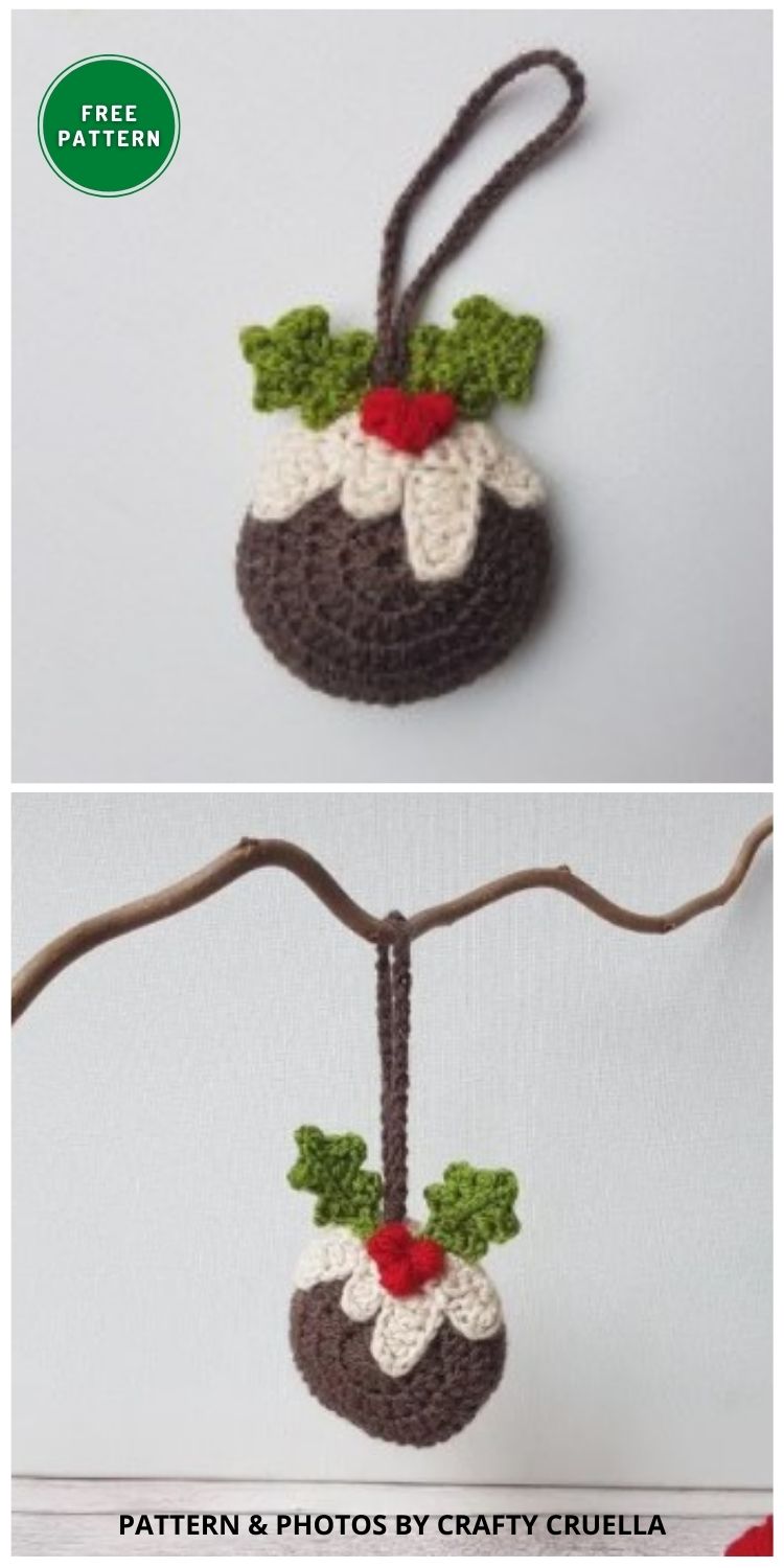 10 Free Crochet Pudding Patterns For Christmas - The Yarn Crew