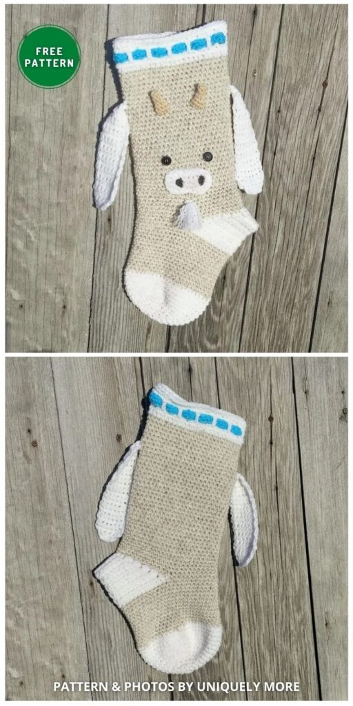 11 Crochet Animal Stocking Patterns For Christmas - The Yarn Crew