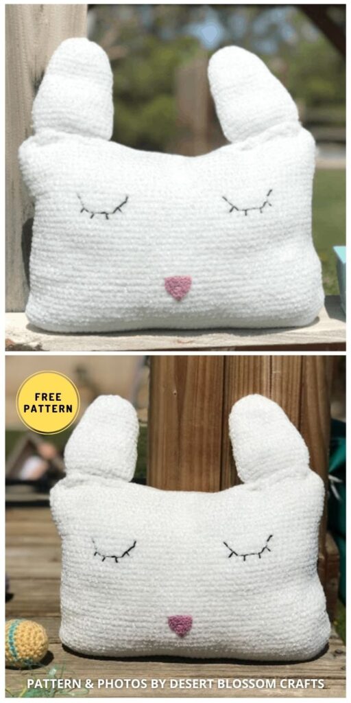 6 Free Crochet Easter Pillow Patterns - The Yarn Crew