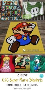 6 Best Crochet C2C Super Mario Blanket Patterns - The Yarn Crew