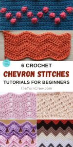 6 Crochet Chevron Stitch Tutorials For Beginners - The Yarn Crew
