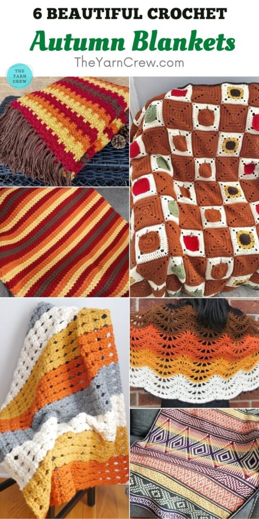 6 Beautiful Crochet Autumn Blanket Patterns - The Yarn Crew