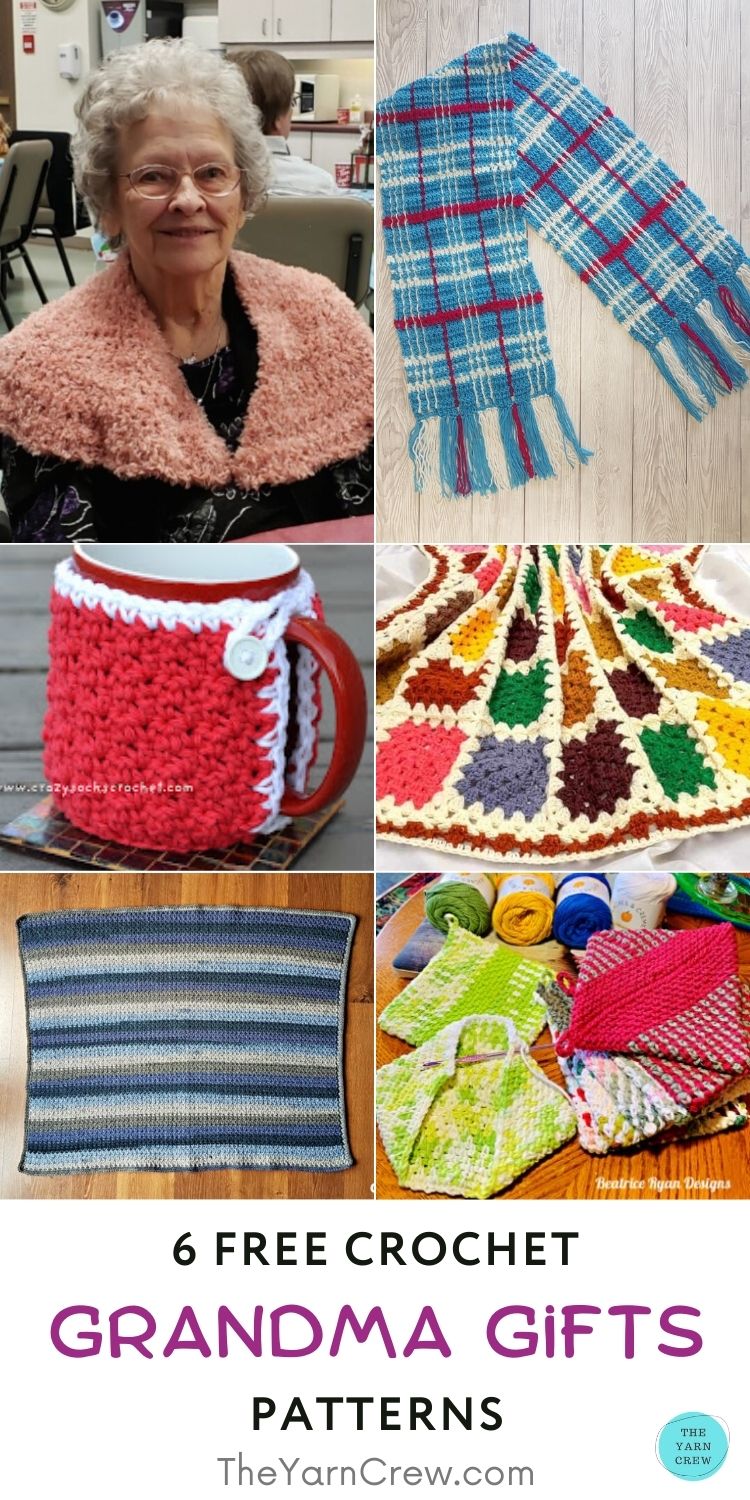 6 Free Crochet Grandma Gift Patterns To Make - The Yarn Crew