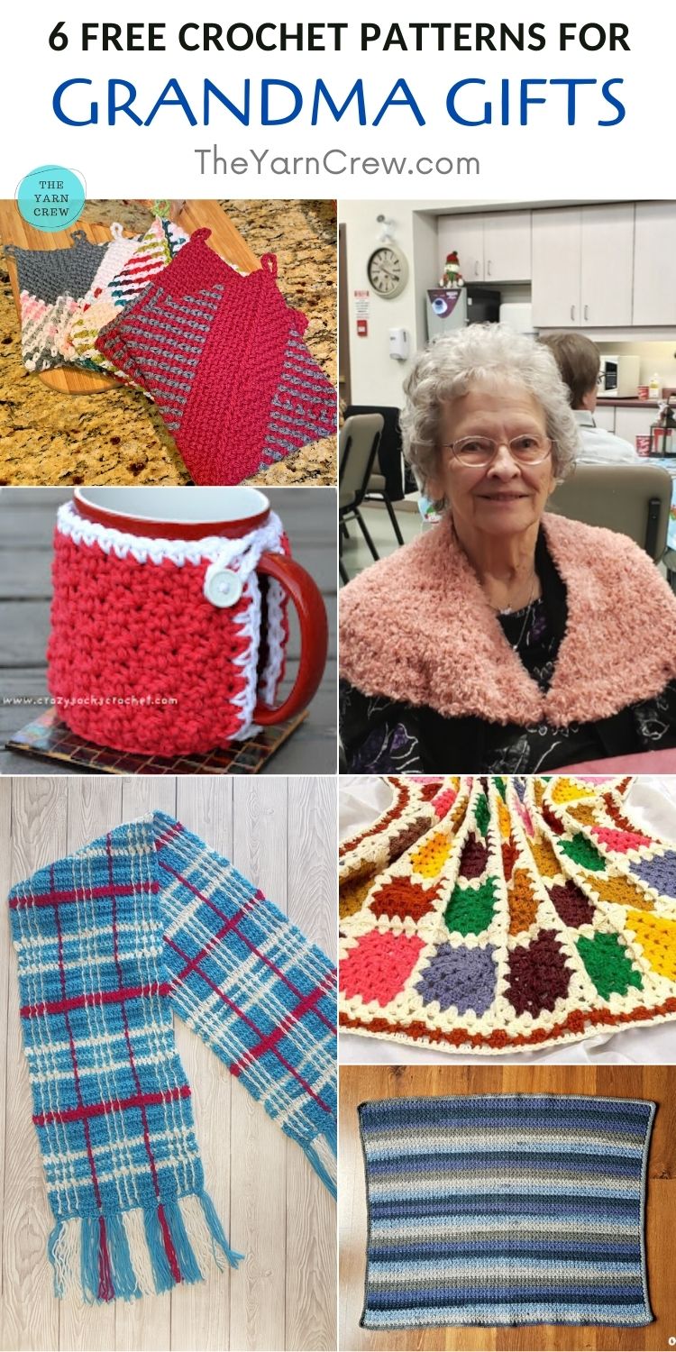 6 Free Crochet Grandma Gift Patterns To Make - The Yarn Crew