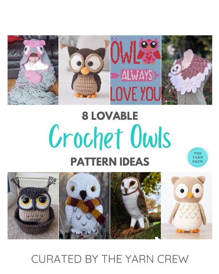 8 Lovable Crochet Owl Pattern Ideas - The Yarn Crew