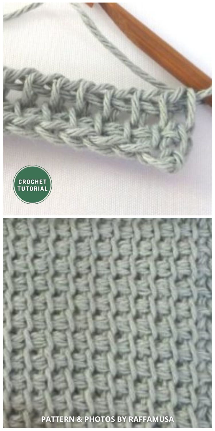 6 Easy Tunisian Crochet Stitch Tutorials For Beginners - The Yarn Crew