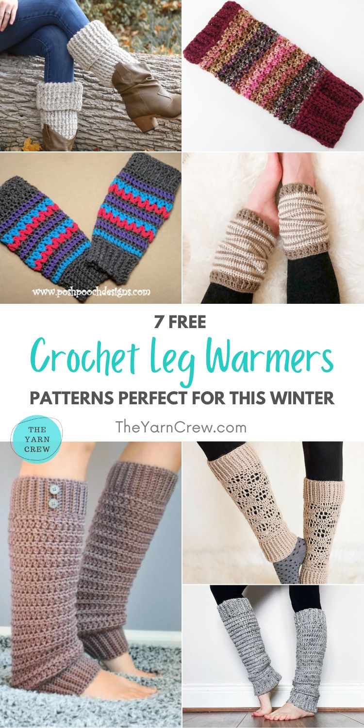 7 Free Crochet Leg Warmer Patterns Perfect For This Winter - The Yarn Crew