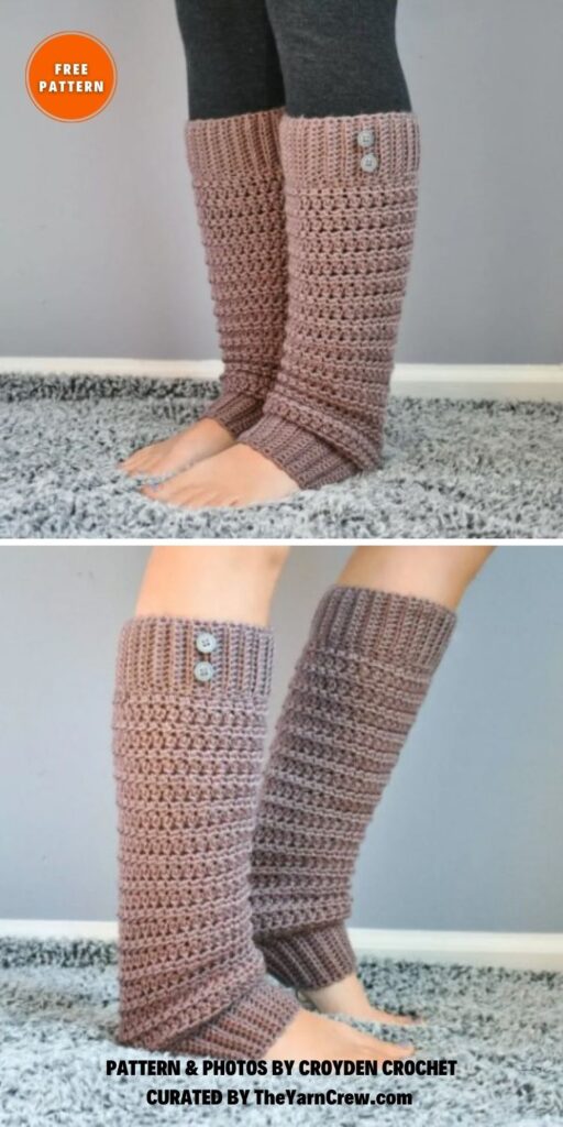 7 Free Crochet Leg Warmer Patterns Perfect For This Winter - The Yarn Crew