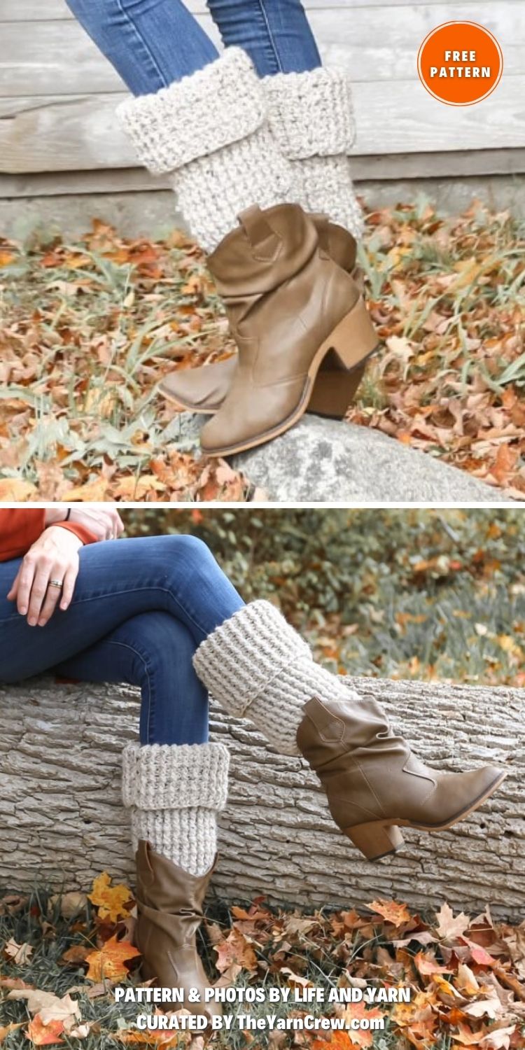 7 Free Crochet Leg Warmer Patterns Perfect For This Winter - The Yarn Crew