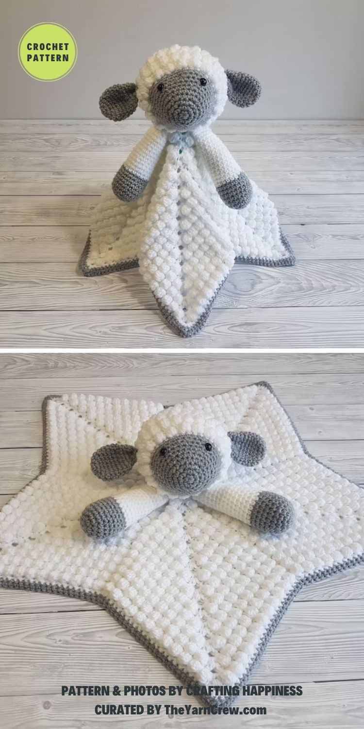 6 Cute Crochet Sheep Lovey Patterns For Your Kids - The Yarn Crew