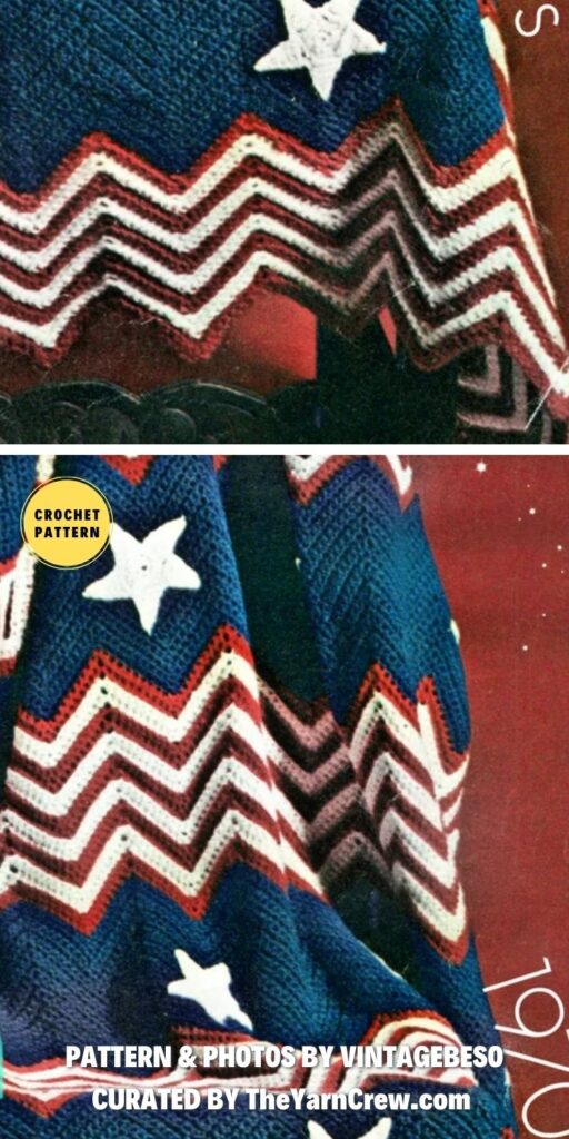 7 Crochet Patriotic Blanket Patterns For 4th of July - The Yarn Crew