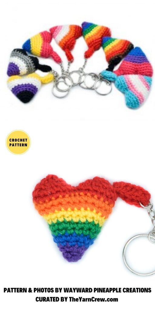 7 Free Crochet Pride Month Patterns : Stitching for Equality - The Yarn ...