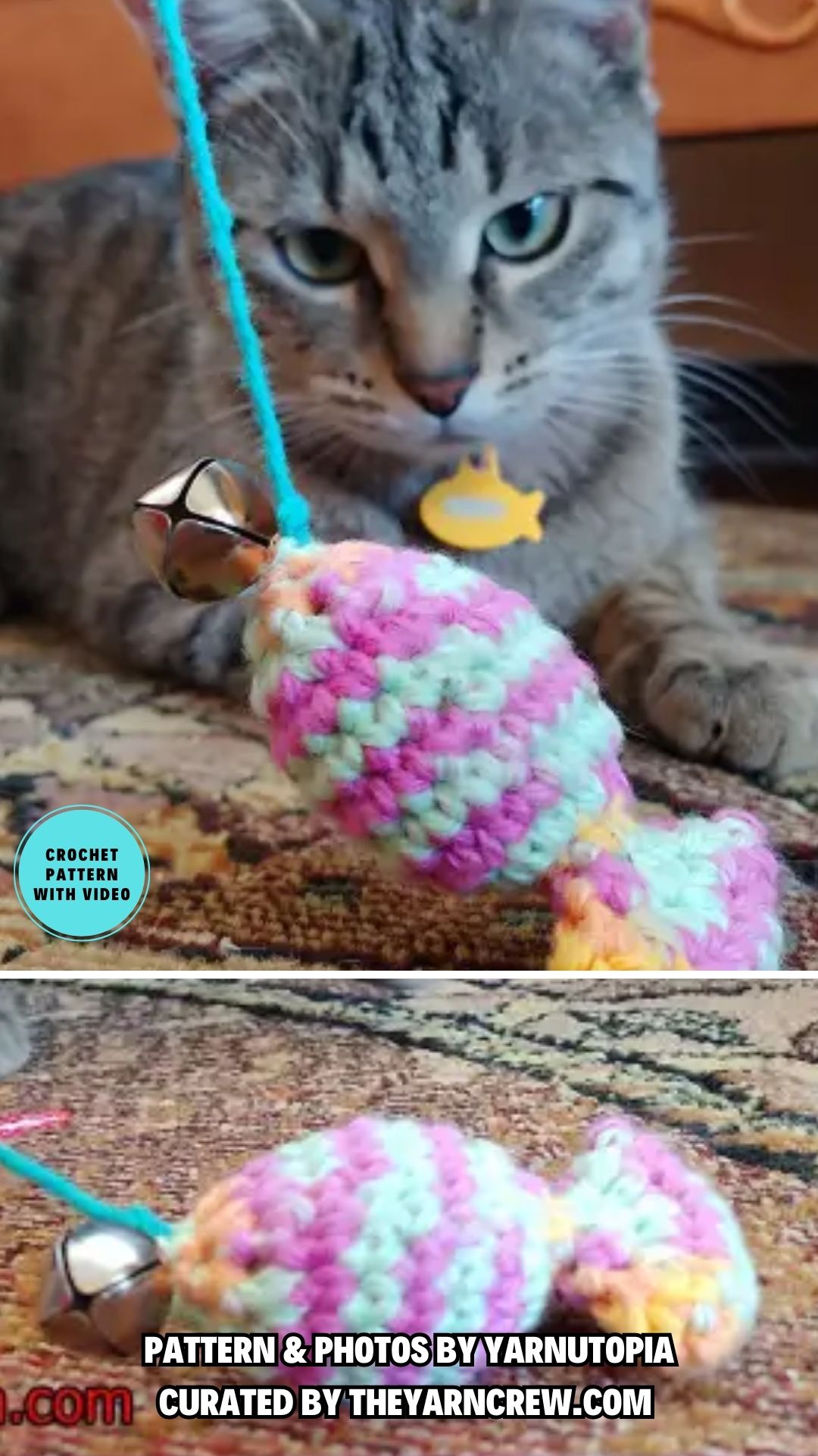 6 Free Crochet Catnip Toys Your Feline Friends Will Love - The Yarn Crew