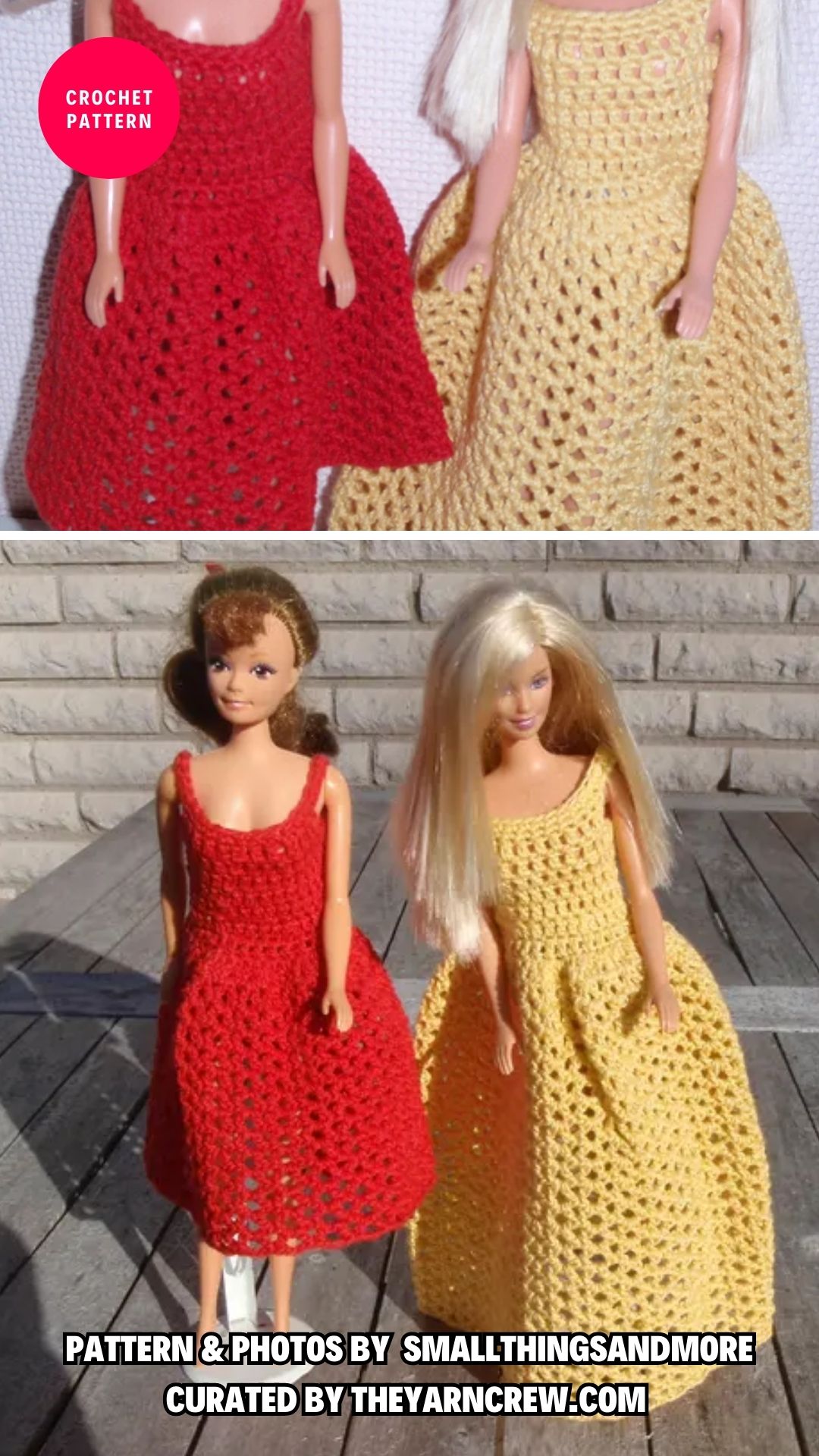 12 Fashionista Crochet Barbie Clothes Patterns - The Yarn Crew