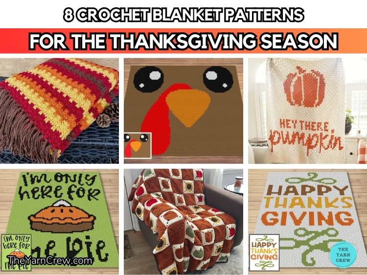 8 Crochet Blanket Patterns For The Thanksgiving Season - The Yarn Crew