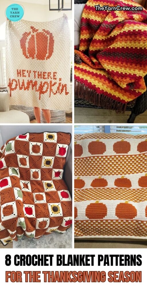 8 Crochet Blanket Patterns For The Thanksgiving Season - The Yarn Crew