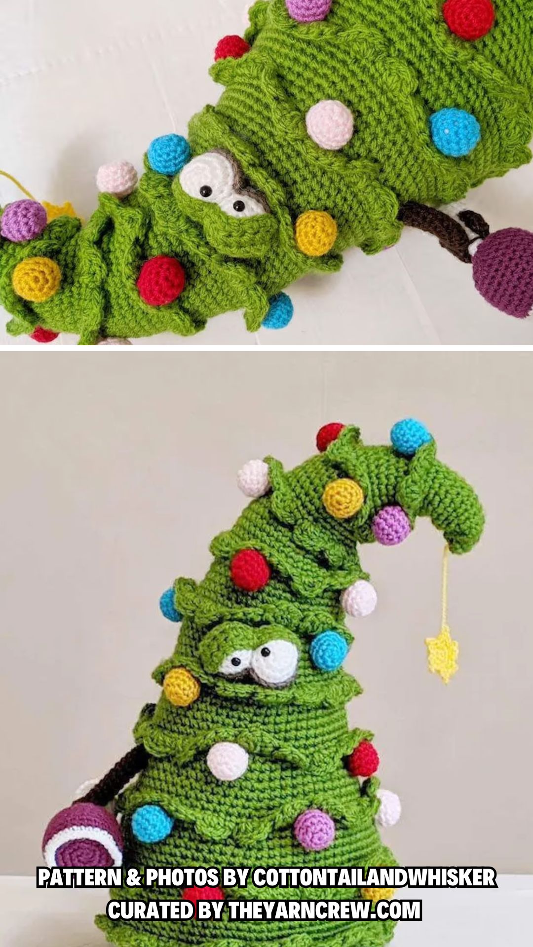 12 Super Adorable Crochet Christmas Tree Amigurumi Patterns - The Yarn Crew