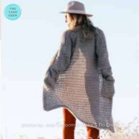 14 Easy Crochet Duster Cardigan Free Patterns - The Yarn Crew