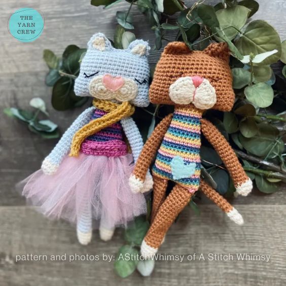 9 Simple Cat Ragdoll Crochet Patterns - The Yarn Crew - The Yarn Crew